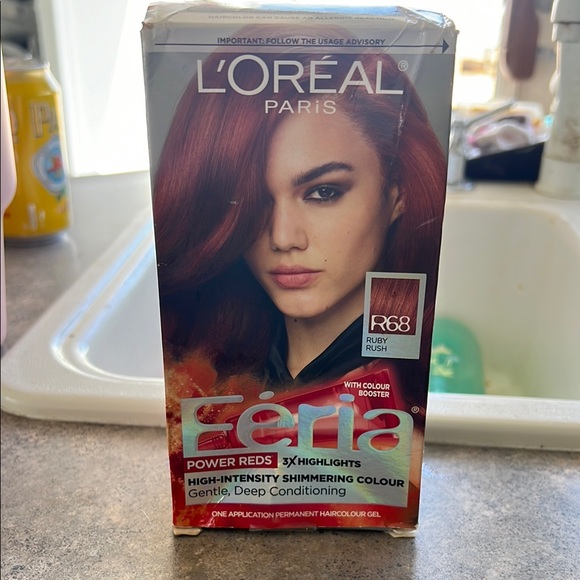 L'Oreal | Hair | Loreal Feria Power Reds R68 Ruby Rush Hair Color ...